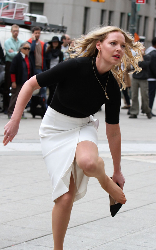 Katherine Heigl Upskirt Seen Filming ‘doubt In Tribeca Upskirtstars